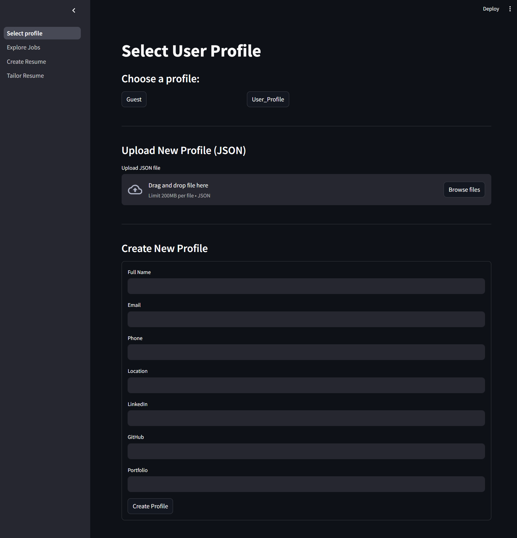 Job Dashboard + Resume Builder - Jonathan Marcu